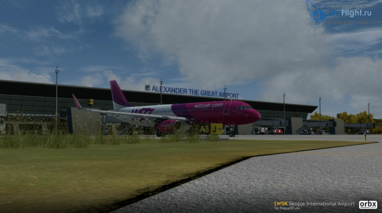 Международный аэропорт Скопье - даром от ORBX - simFlight Russia